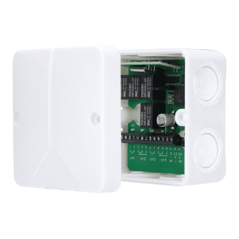 RX26-Z4 | 4-relay boxed miniature receiver | CDVI